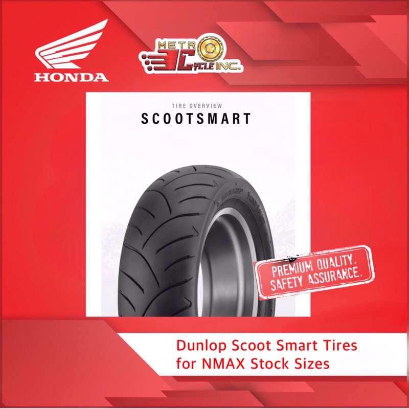 Dunlop Scoot Smart Tires for NMAX Stock Sizes | Shopee Philippines