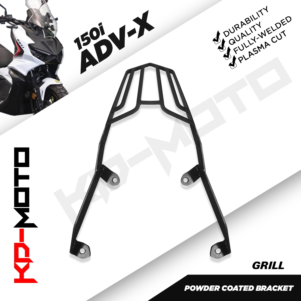 RUSI ADVENTURE X 150 SG TOP BOX BRACKET/ HEAVY DUTY/ POWDER COATED ...