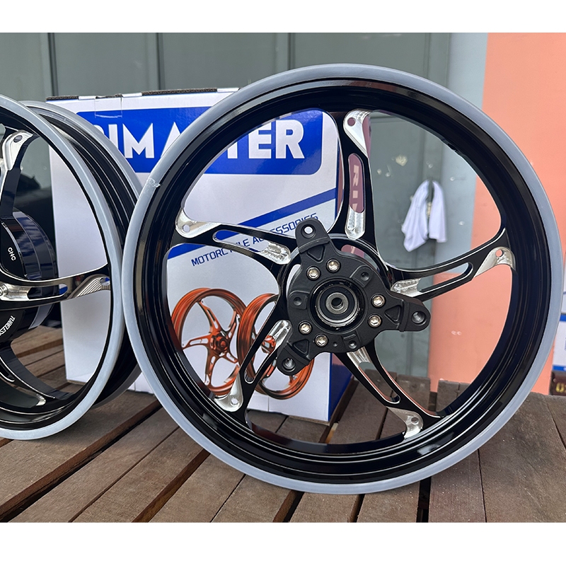 Rimaster S5 CNC MAGS For Aerox155 V1 front disc rear drum 1.85*2.15/14S ...