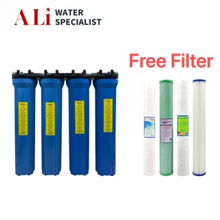Hydropure 2/3/4 Stages 20 inch Deep Well Water Filter Housing Complete ...