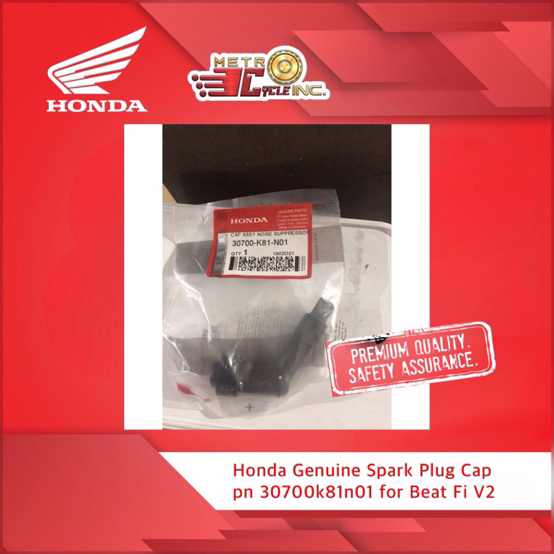Honda Genuine Spark Plug Cap pn 30700k81n01 for Beat Fi V2 | Shopee ...