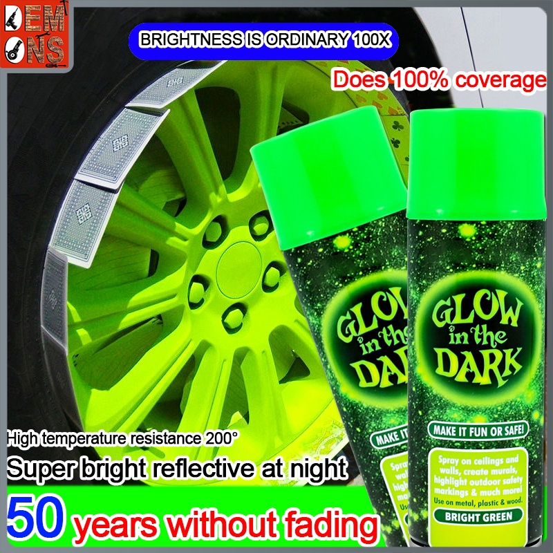 10years without rotting Super reflective car fluorescent green spray ...