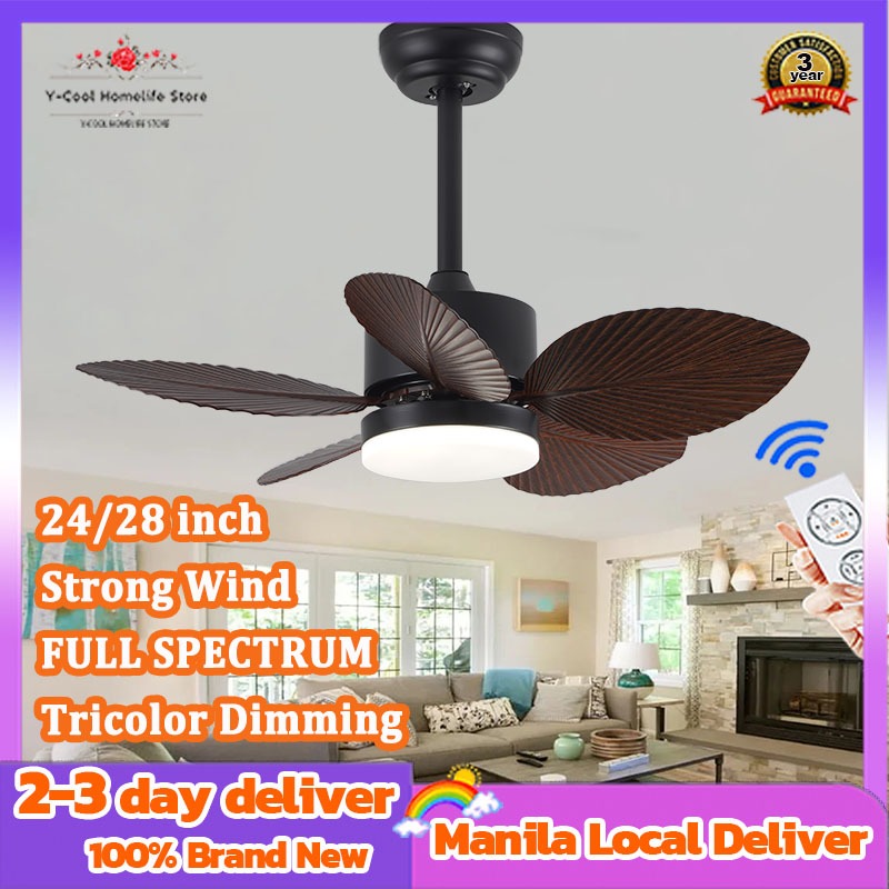 Inverter ceiling fan with led light industrial electric fans lamp ...