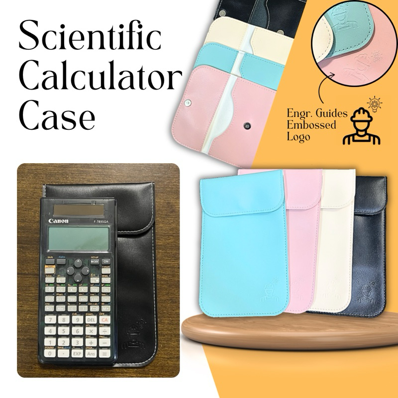 Scientific Calculator Case Pouch Sleeve (Leather Casing) | Shopee ...
