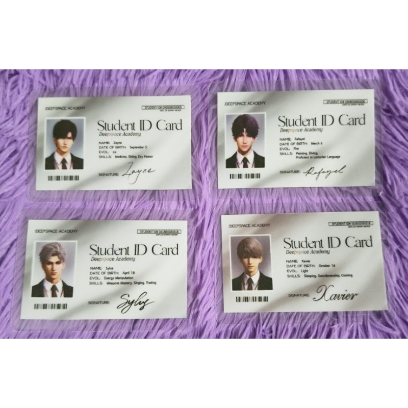 RAFAYEL LAMINATED STUDENT ID CARD (LOVE & DEEPSPACE) | Shopee Philippines