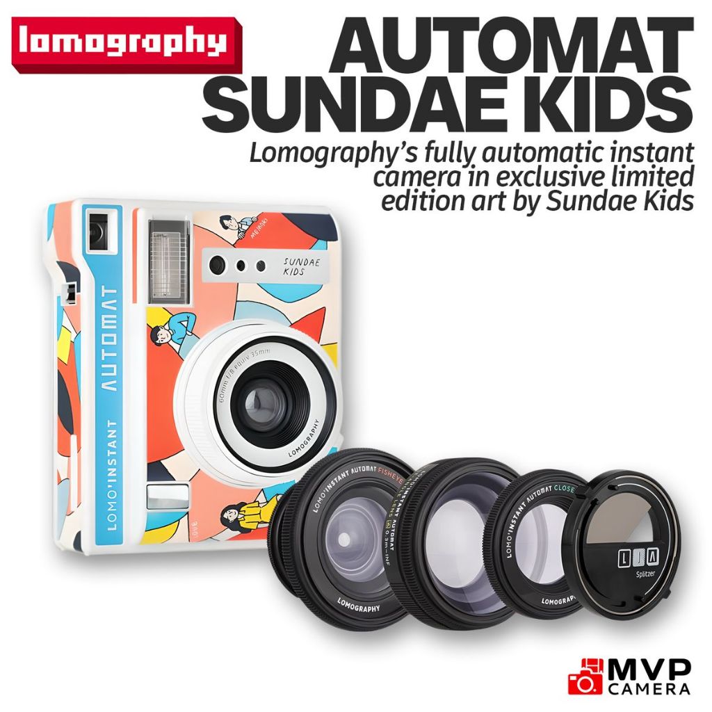 Lomography Lomo’Instant Automat Camera Sundae Kids Edition li850sun MVP ...