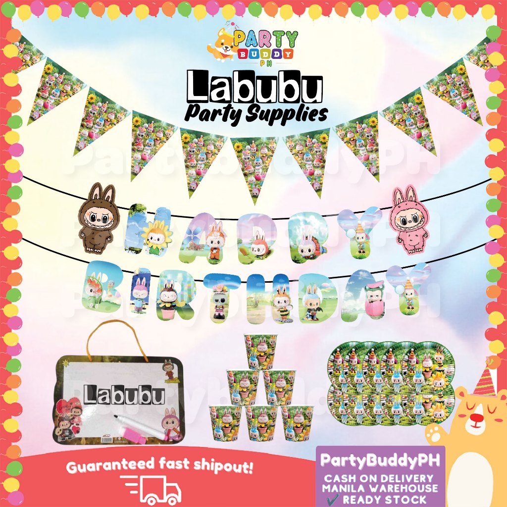 Labubu Party Supplies PARTYBUDDYPH | Shopee Philippines