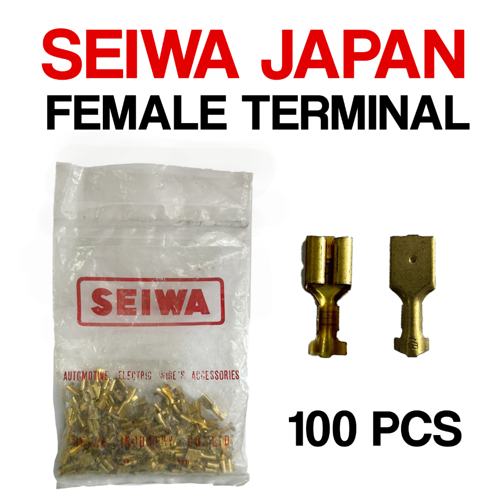 Seiwa Japan Female Terminal (per 100 pcs) | Shopee Philippines
