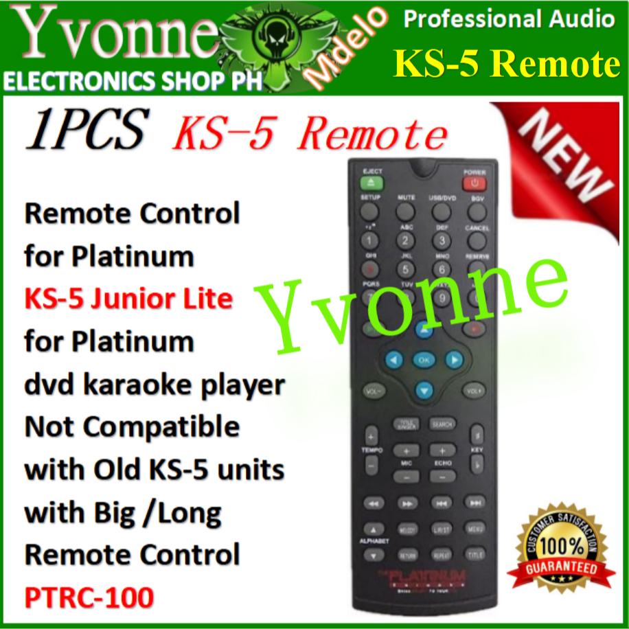 Yvonne SHOP 1Pcs Remote suitable for Platinum KS-5 Junior Lite Remote ...