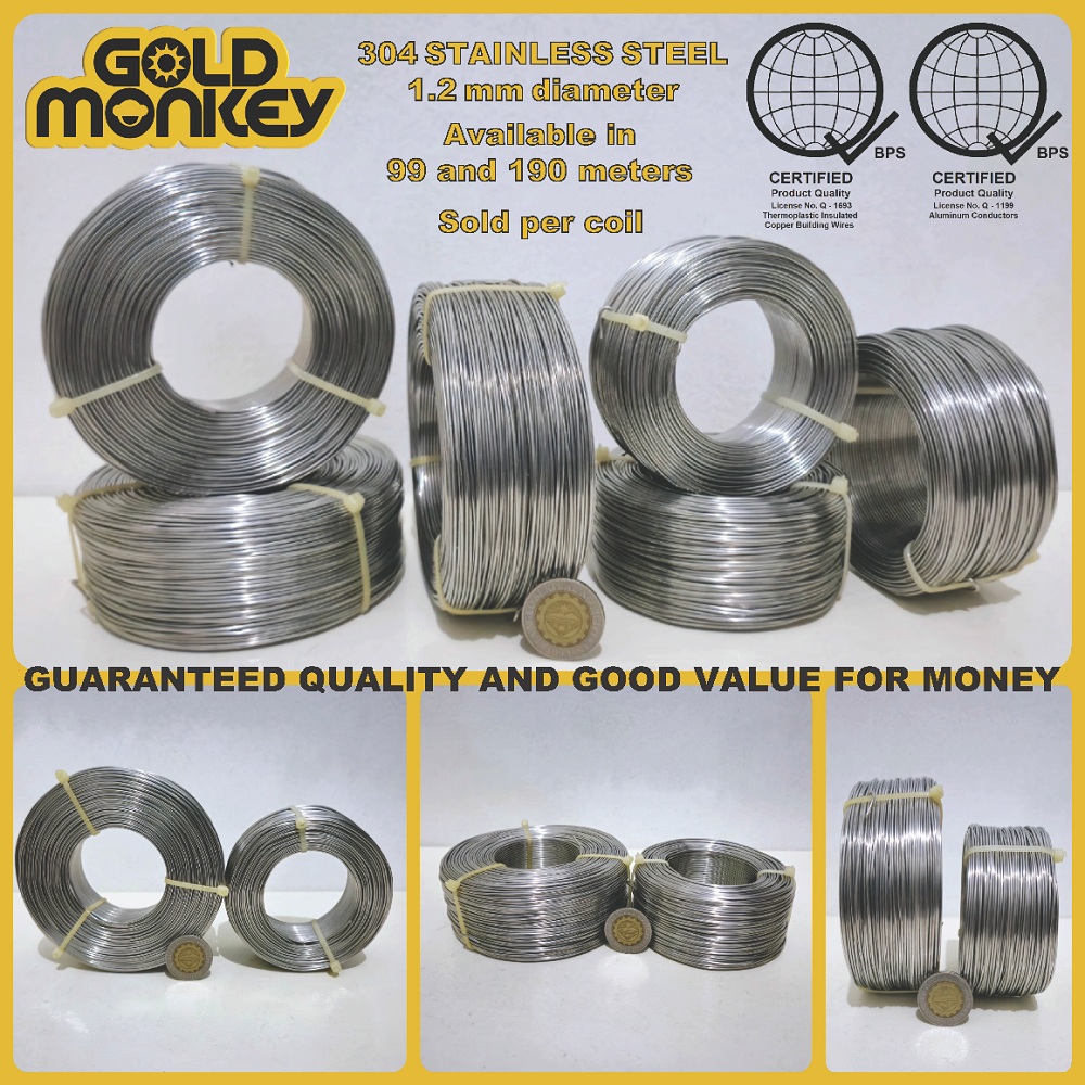 Alambre Tie Wire Legit 304 Stainless Steel 1.2mm Ø (99 meters and 190 ...