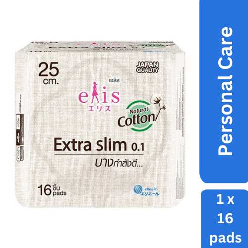 ELIS Sanitary Napkin Extra Slim 0.1 - Cotton Plus 25cm (16pads ...