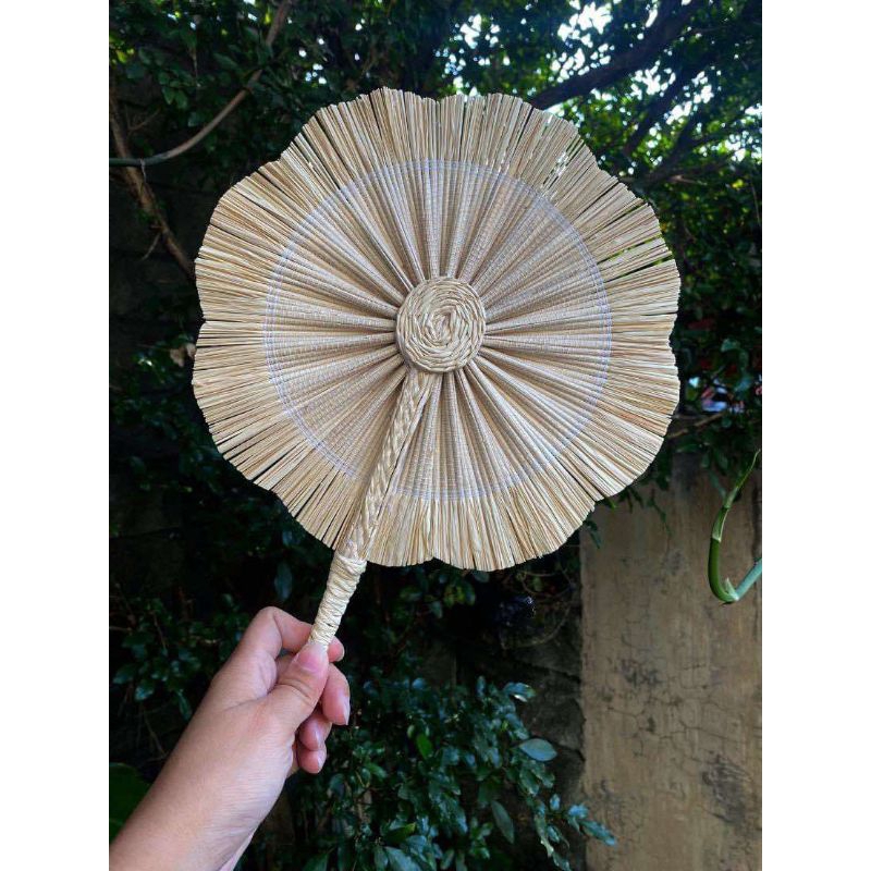 Raffia Hand Fan/Raffia Abaniko/Raffia/Raffia Pamaypay/Raffia Native Fan ...