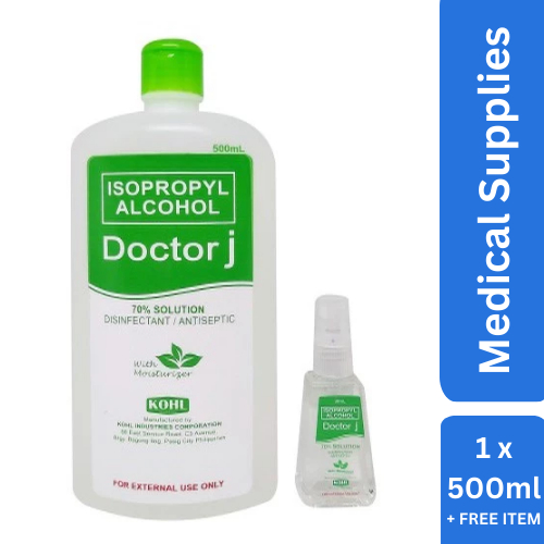 Doctor J. 70% Isopropyl Alcohol 500ml + 30ml sprayer bundle | Shopee ...
