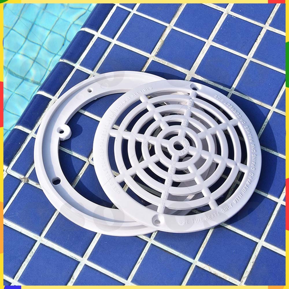 Swimming Pool Drain Cover 8 Inch With Screws Main Drainage Port Cover ...