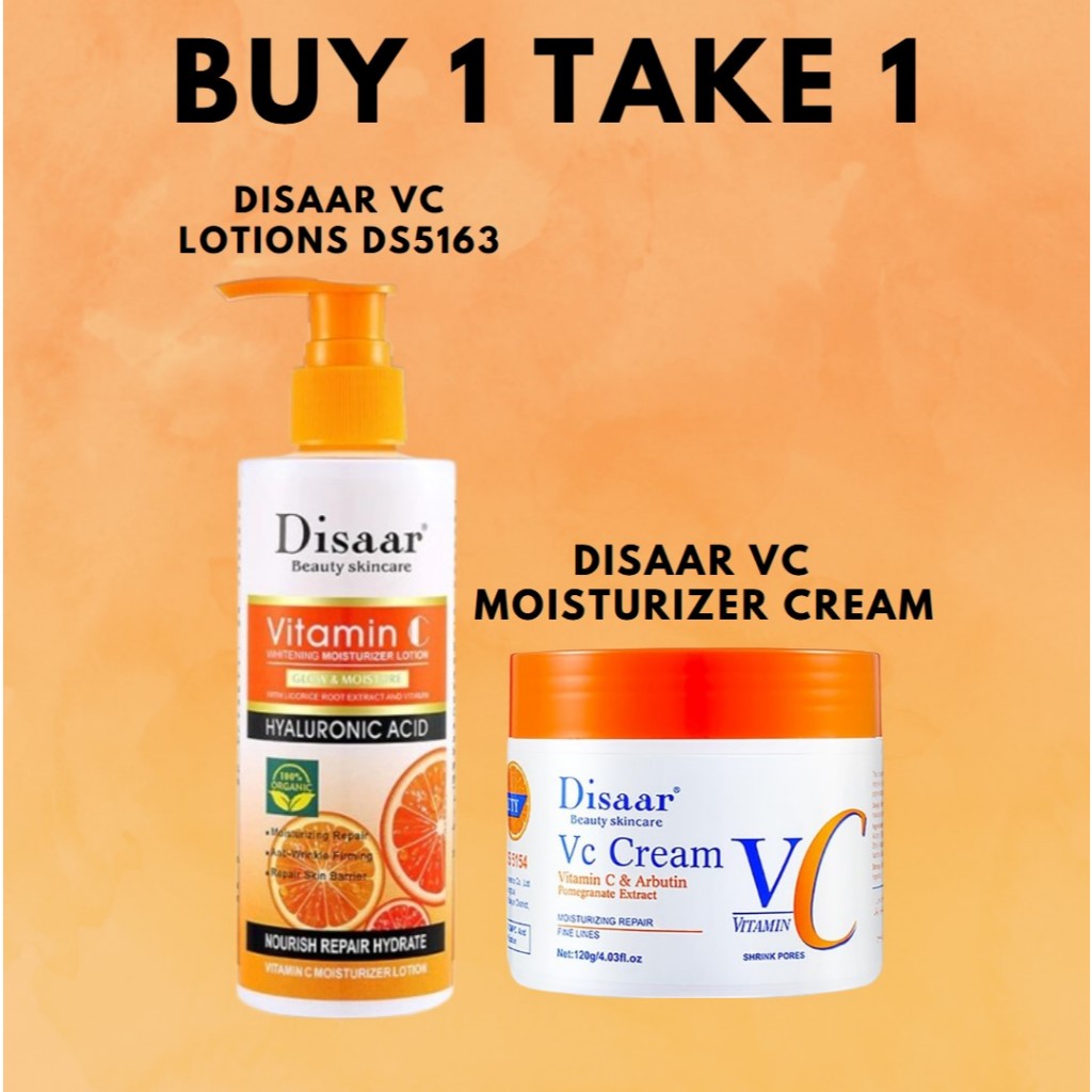BUY 1 TAKE 1 Disaar Vitamin C HYALURONIC ACID Whitening Body Lotion and ...