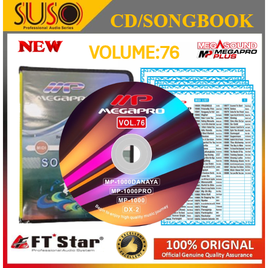 Volume 76 Update Disc & Songbook For MP Megapro MP1000 MP1000pro Danaya ...