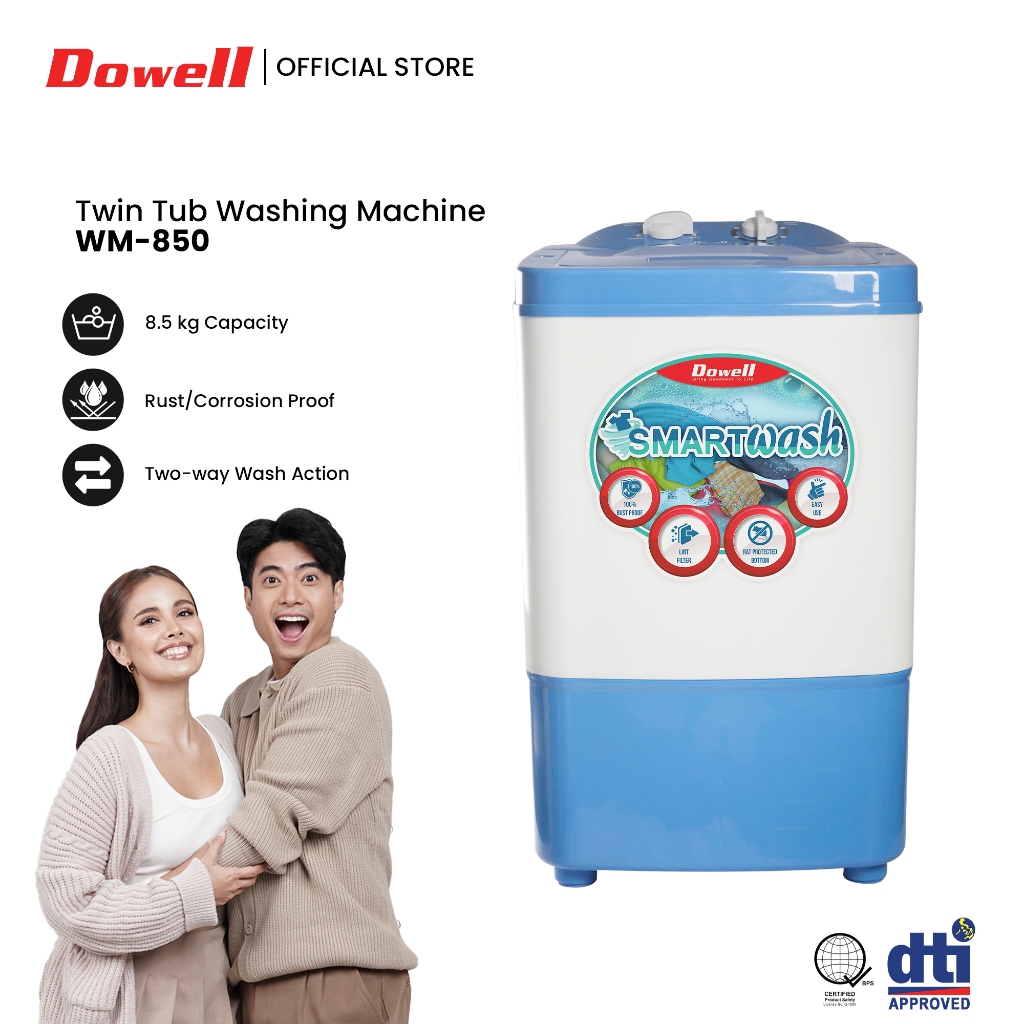 Dowell 8.5 kg Capacity Single Tub Washing Machine WM-850 | Shopee ...