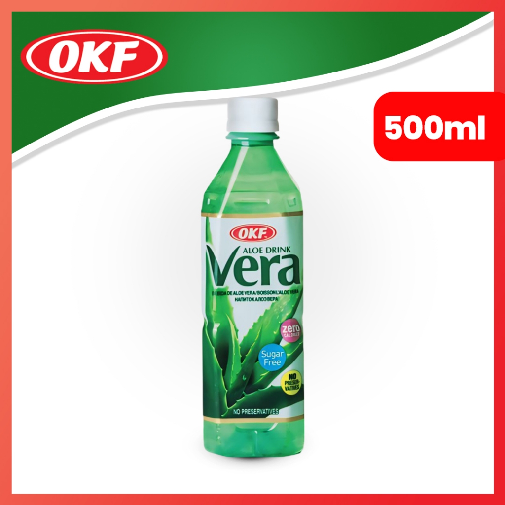OKF Aloe Vera Sugar Free 500ml - Imported from Korea healthy drink | Shopee Philippines