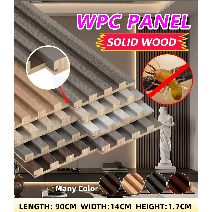 Solid Wood Wallpaper Sticker Waterproof Grille Design Ecological Board ...