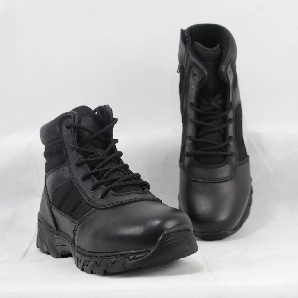 PNP PTROL SHOES MIDCUT WITH ZIPPER ZHOEBLESS MEN CUT UNISEX | Shopee ...