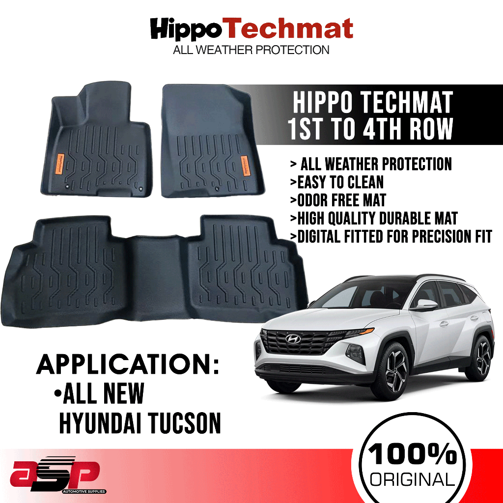 Hippo Techmat Deep Dish Matting for Hyundai Tucson 2023 - Present (1st ...