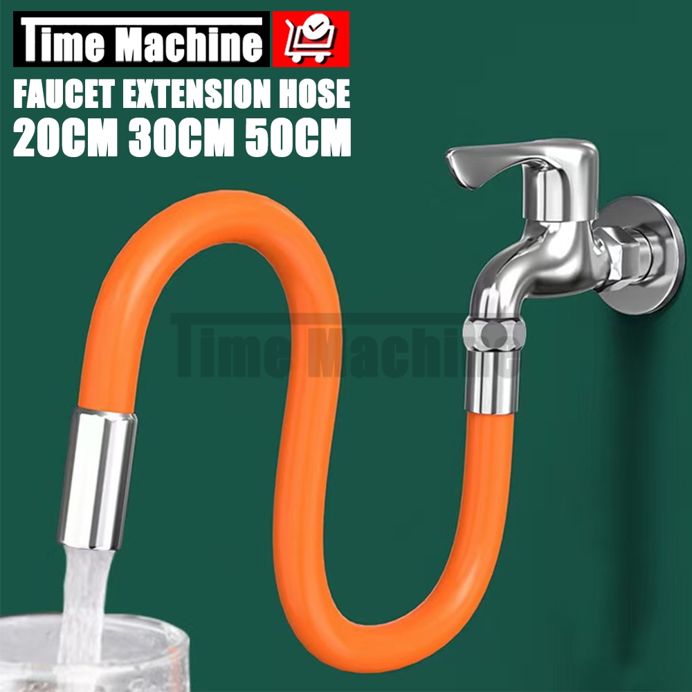 Faucet Extension Hose Flexible Adjustable Water Tap Extend Bend Pipe ...
