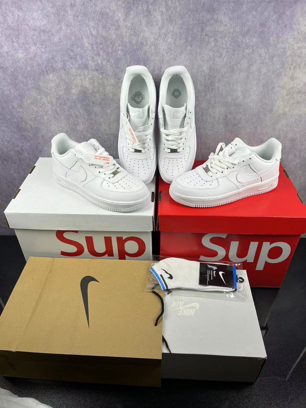 AF1 original all white Air Force 1 Low men and women ambush Casual ...