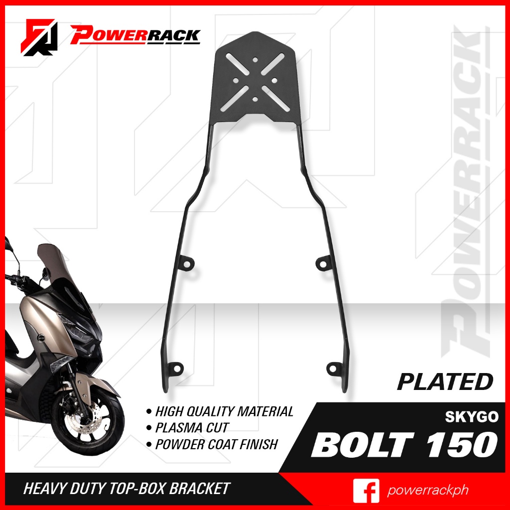 SKYGO BOLT 150 STAY GRAB/MOTORCYCLE ACCESSORIES/TOPBOX BRACKET/BLACK ...