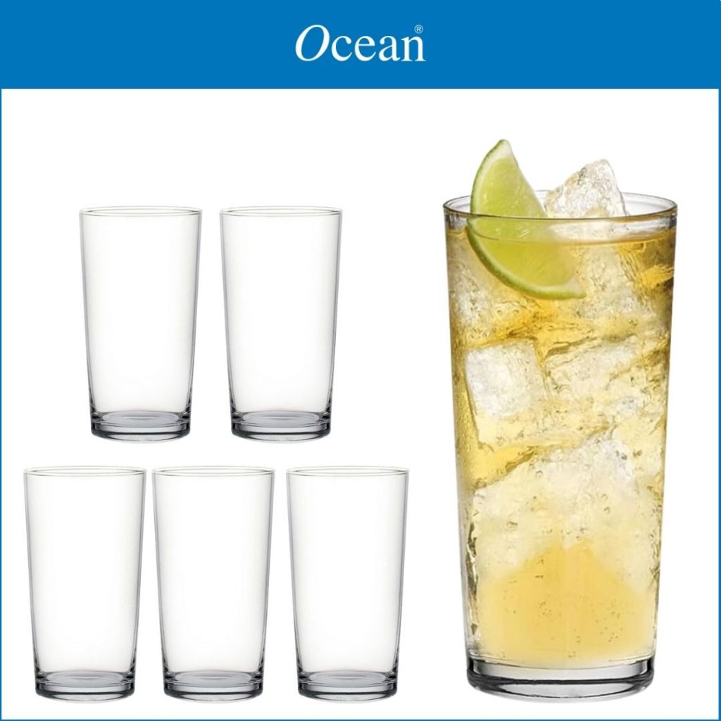 Ocean Glassware Nova Tumbler Drinking Glass 20 Oz. / 570 mL (SET OF 6 ...