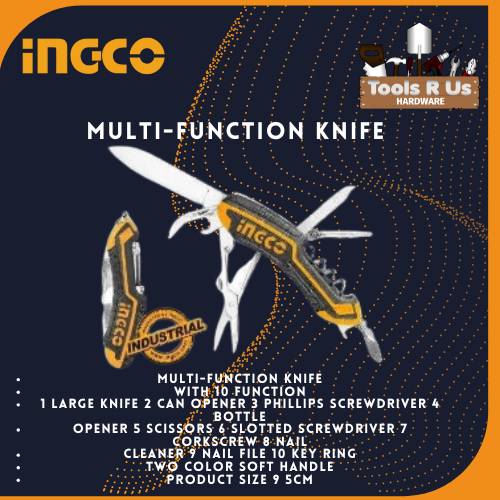 INGCO MULTI-FUNCTION KNIFE | HMFK8108 | MERVILLE | ING-HANDTOOLS | Shopee Philippines