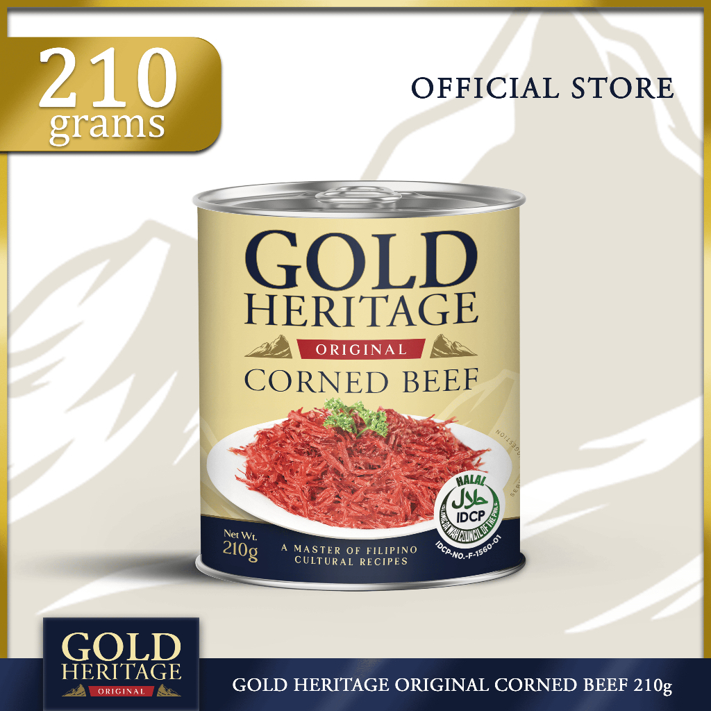 Gold Heritage Corned Beef 210g | Shopee Philippines