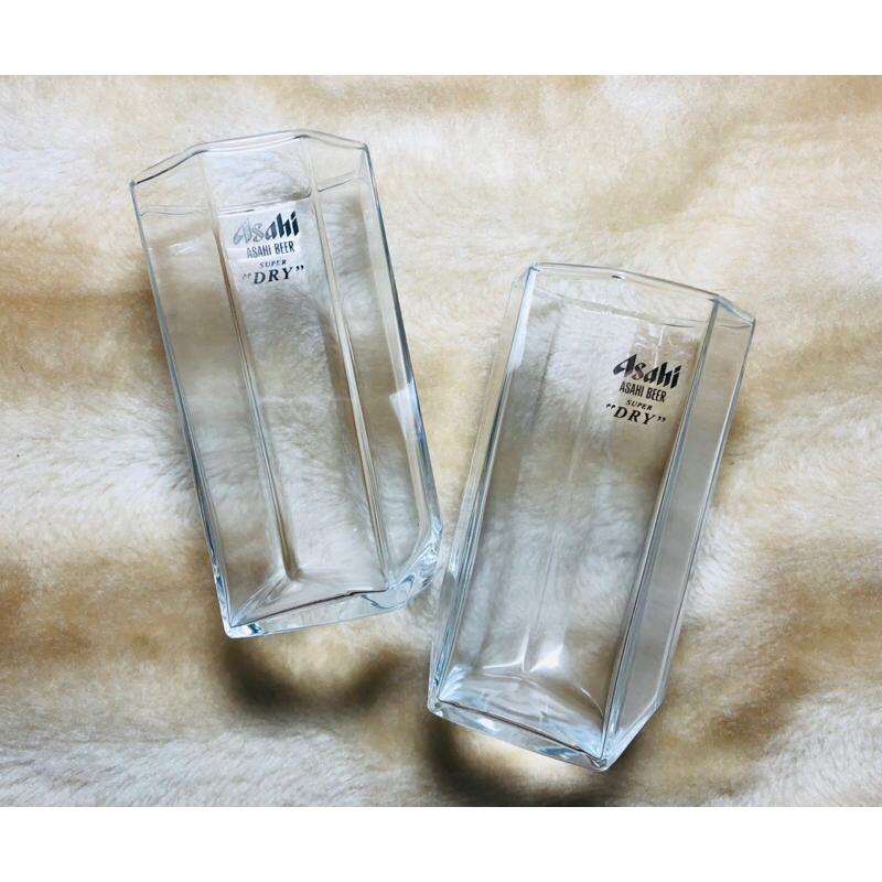 Asahi Beer ~Super Dry~ Crystal Beer Glass (Set of 2) | Shopee Philippines