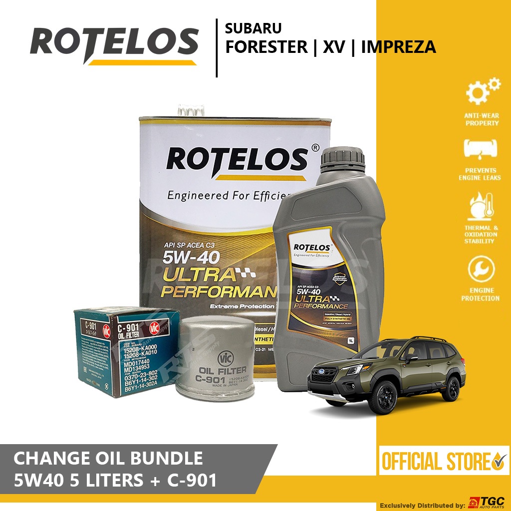 Subaru Forester Oil Type All Model Years