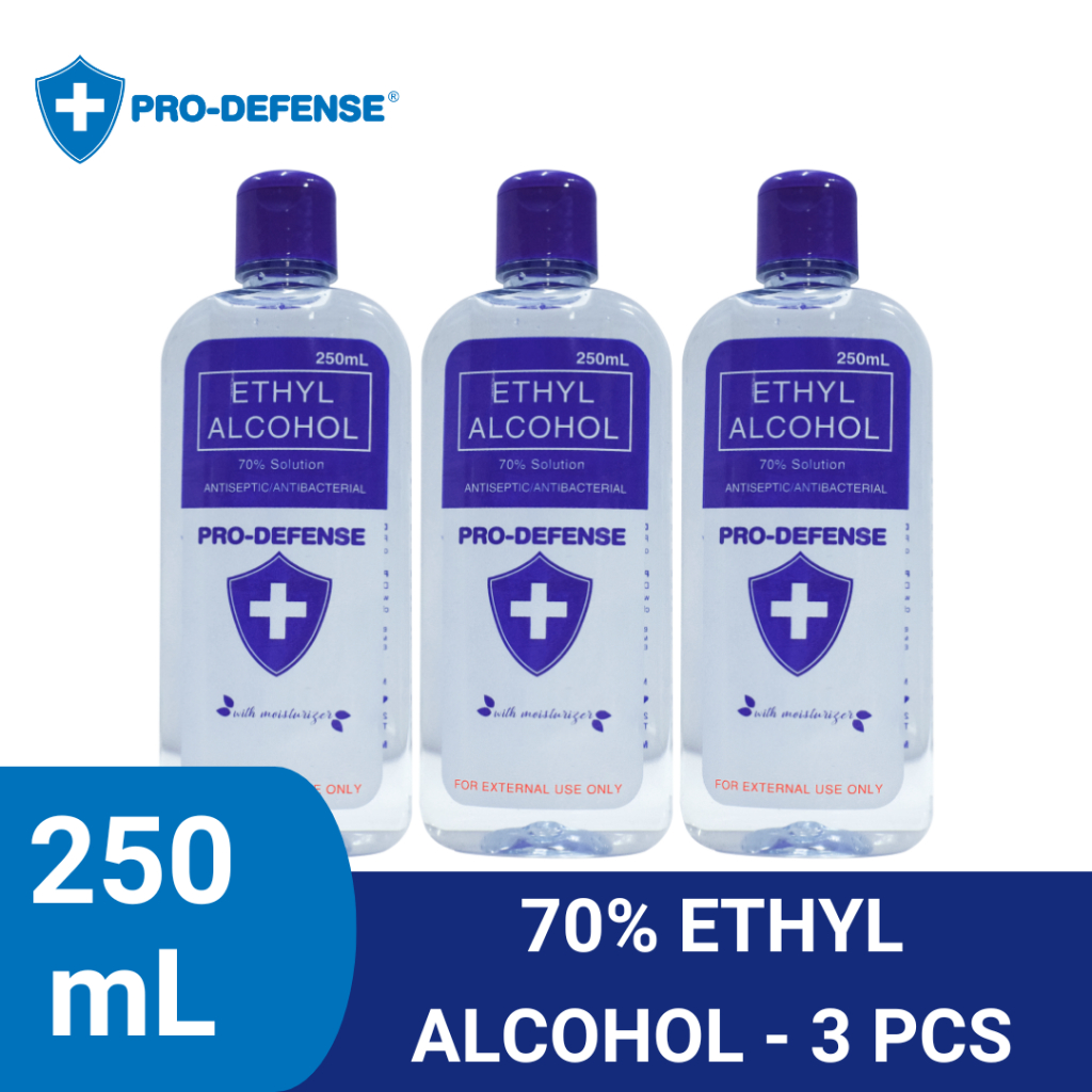 Pro-Defense Pharma Grade 70% Ethyl Alcohol - 3pcs | Shopee Philippines