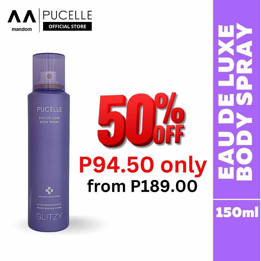 Pucelle Eau De Luxe Body Spray Glitzy 150ml | Shopee Philippines