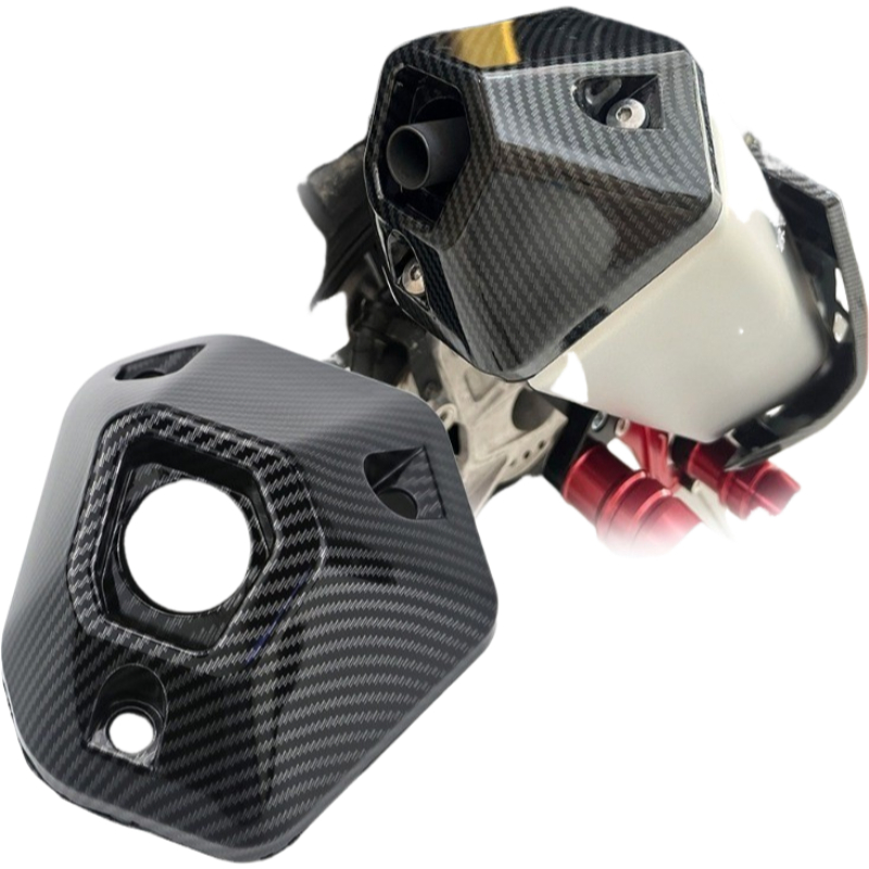 Motorcycle Honda ADV150 ADV160 Motorcycle Muffler End Cap Cover Carbon Fiber Exhaust Pipe ...