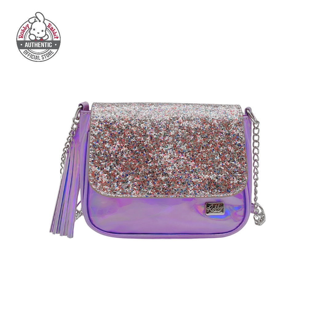 Robby Rabbit All That Glitters Crossbody Bag (Rose Gold, Purple, Pink ...