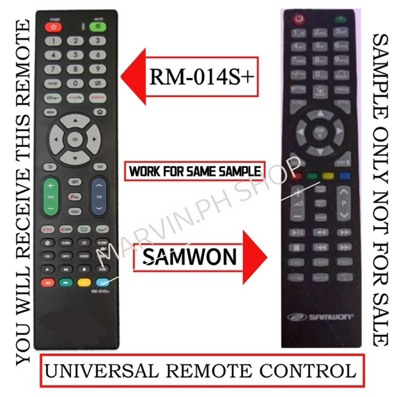 ready to use 100% Work Universal remote control for SAMWON u led smart ...