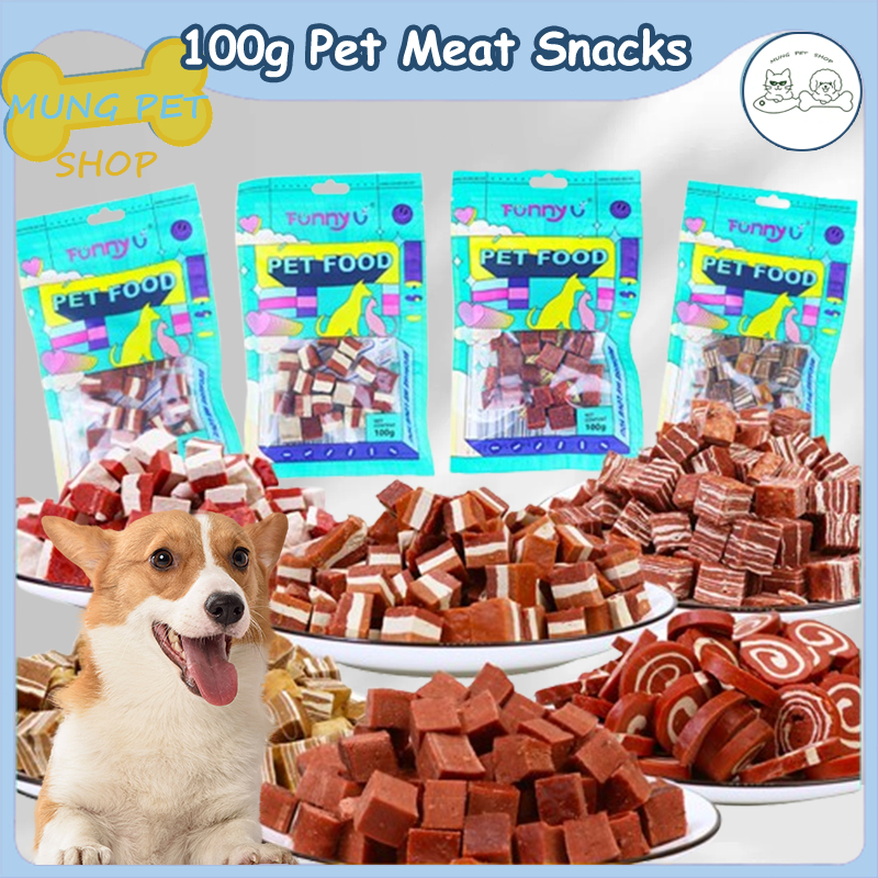 100g Pet Dog Food Beef Dog Treats Dog Snack Chicken Cheese Granule Dog ...