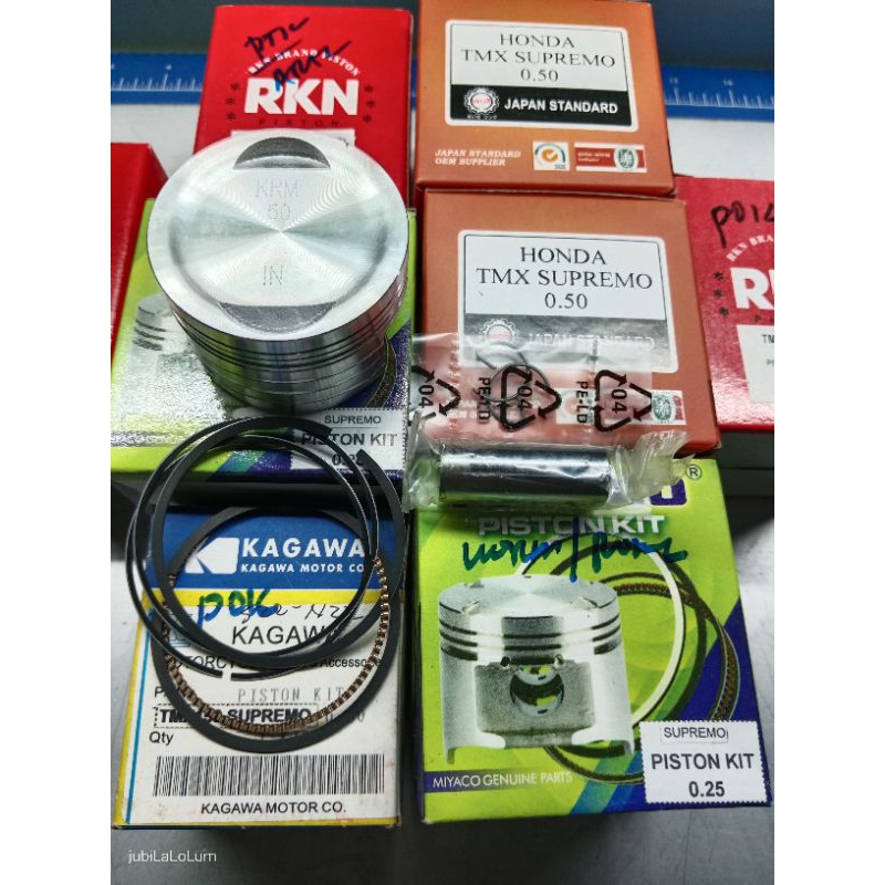 Honda TMX150 Supremo Piston Kit (replacement) | Shopee Philippines