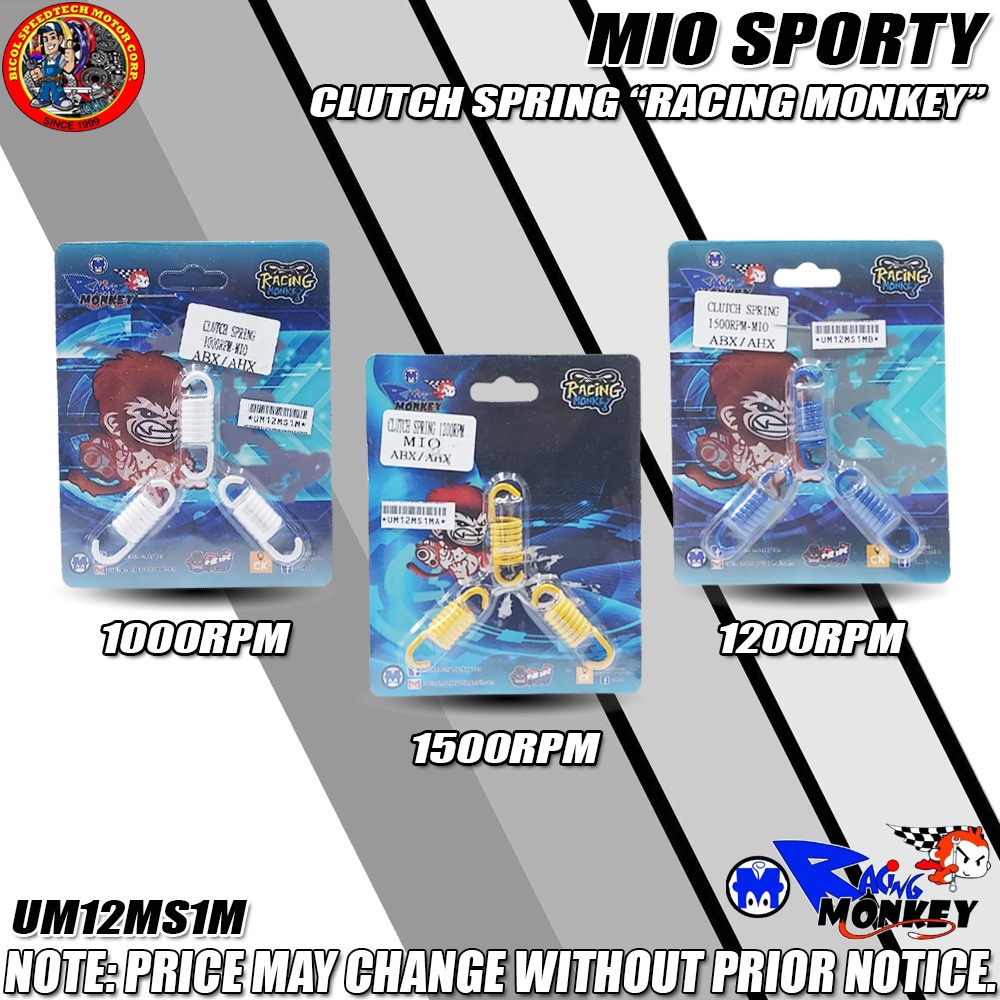 MIO SPORTY CLUTCH SPRING "RACING MONKEY" (UM12MS1M, UM12MS1MA ...