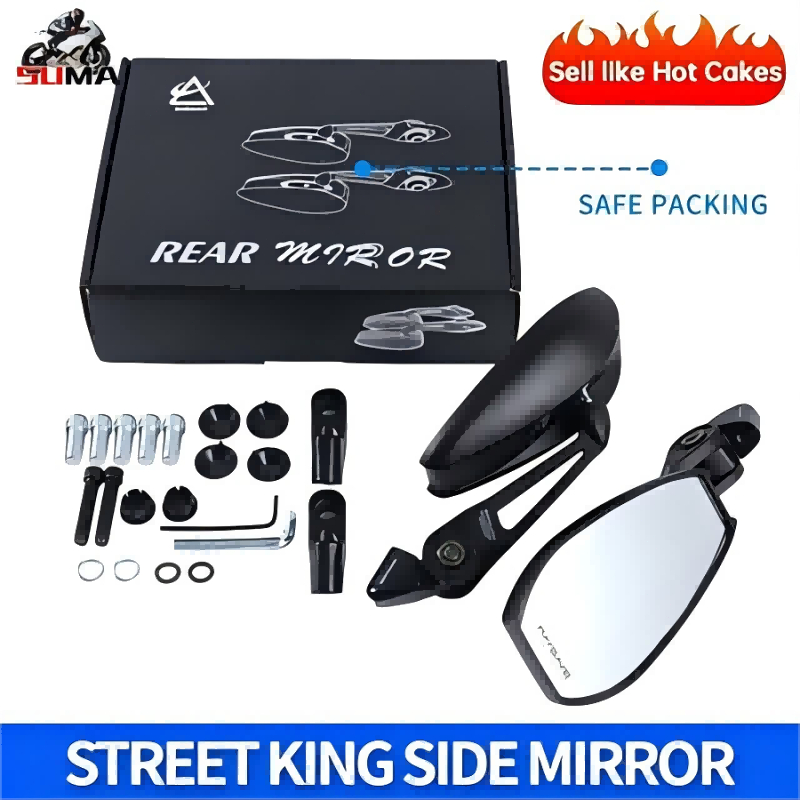 Street King Side Mirror 360° Side Mirror V3 V2 V1 Honda Click Side ...