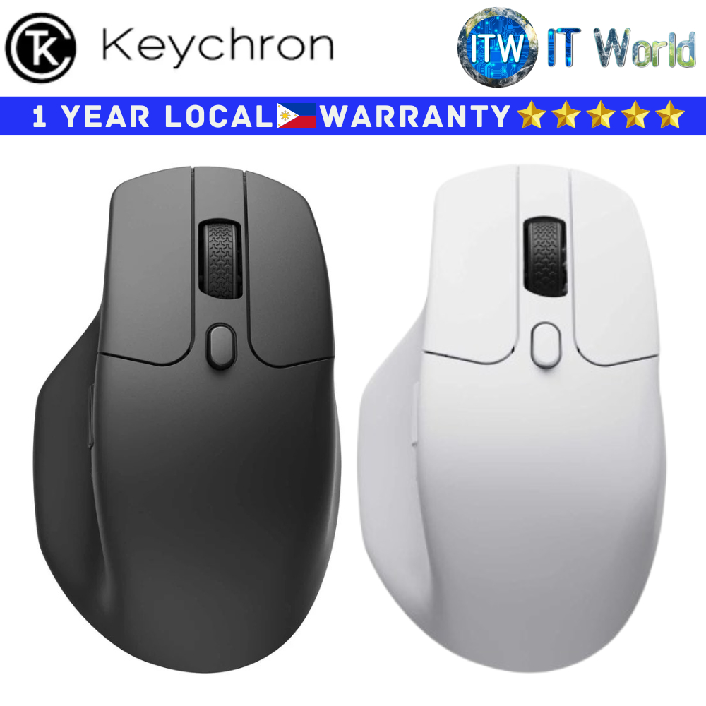 Keychron Wireless Mouse M6-A1/M6-A3 Optical 2.4Ghz Bluetooth Dual ...
