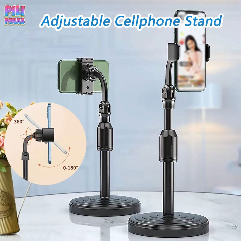 PiliPinas Adjustable Cellphone Desktop Phone Live Stand 360 degree ...