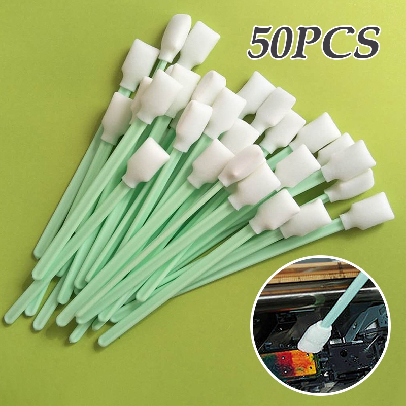 50 Cleaning Swab Sticks for All Inkjet Printer Swabs | Shopee Philippines