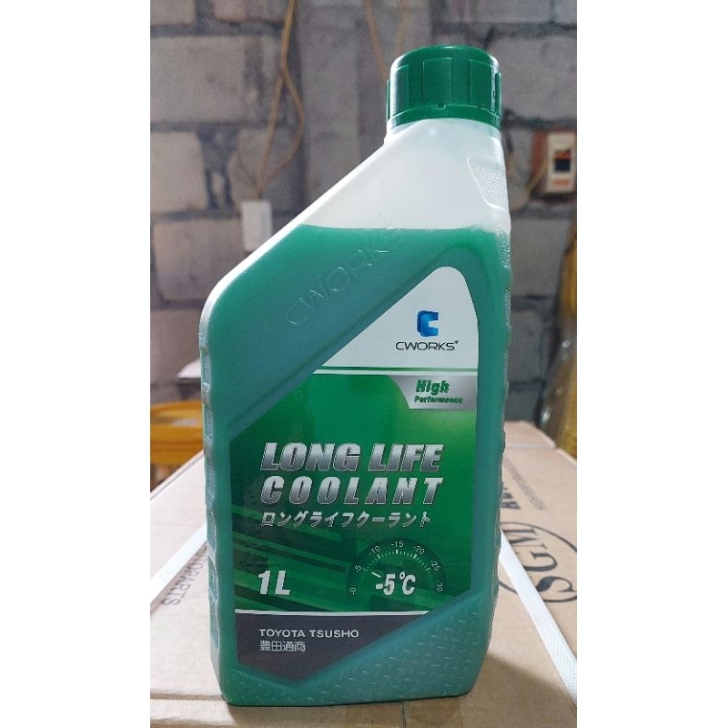 LONG LIFE COOLANT 1LTR GREEN CWORKS | Shopee Philippines