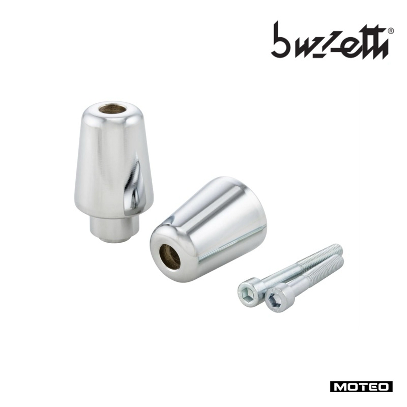 BUZZETTI Chrome Handlebar End Weights for Vespa Primavera/Sprint ...