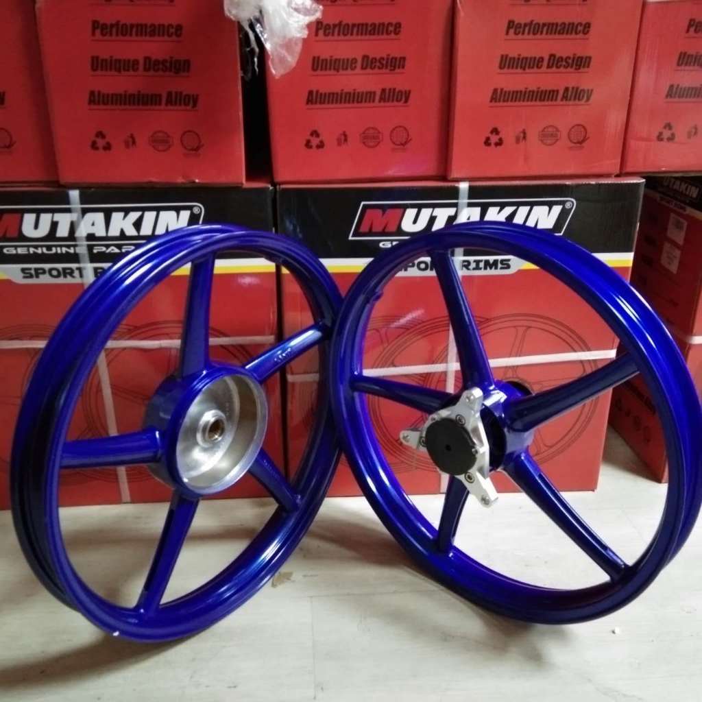 MUTAKIN 522 Mags Yamaha Aerox V1 V2 Front Drum Brake Rear Disc Brake 4 ...
