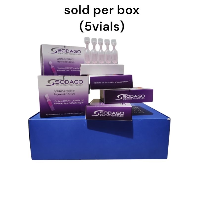 Sodago CORDVET STEMCELL 1box (5pcs) for eyes | Shopee Philippines