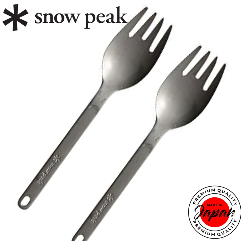 Snow Peak [SCT-125] Titanium Foon Cutlery (Spoon Fork) Outdoors ...